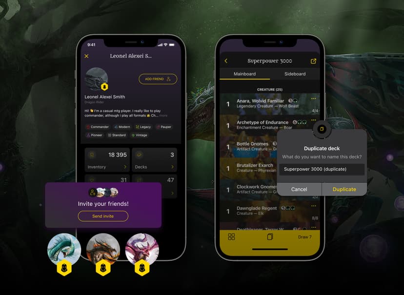 Digital Card Manager for TCG players