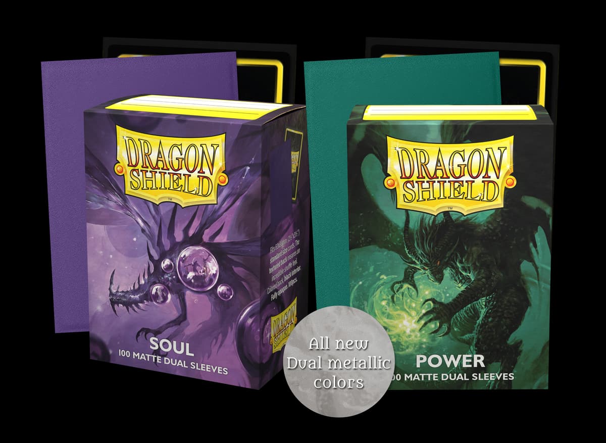 Dragon Shield | Matte Dual Card Sleeves: Two colored sleeves